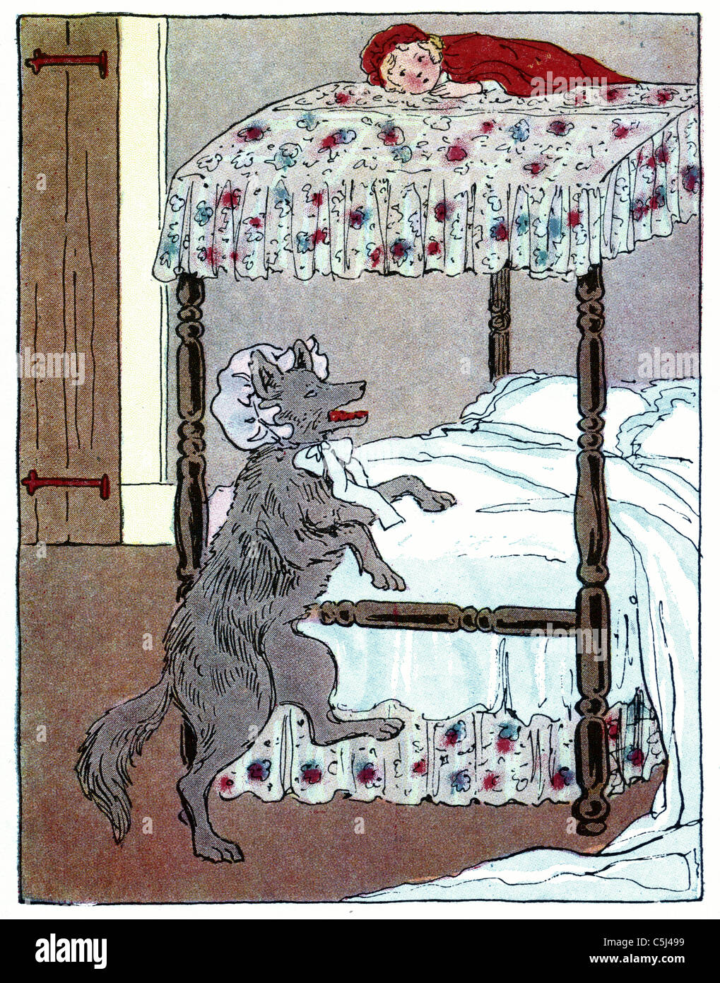 Loup et petit chaperon rouge Banque de photographies et d’images à ...