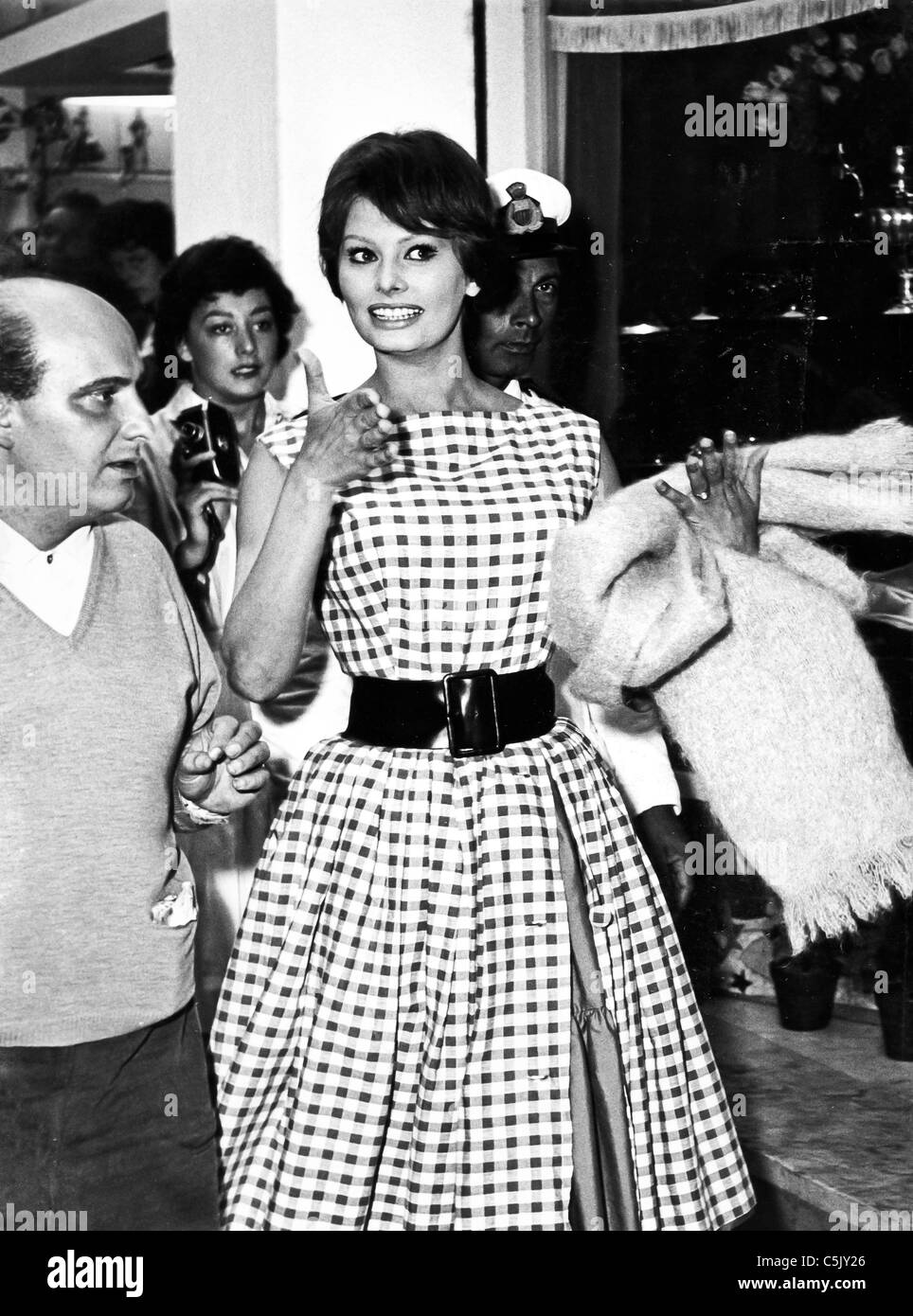 Sophia Loren a capri, '60 Photo Stock - Alamy