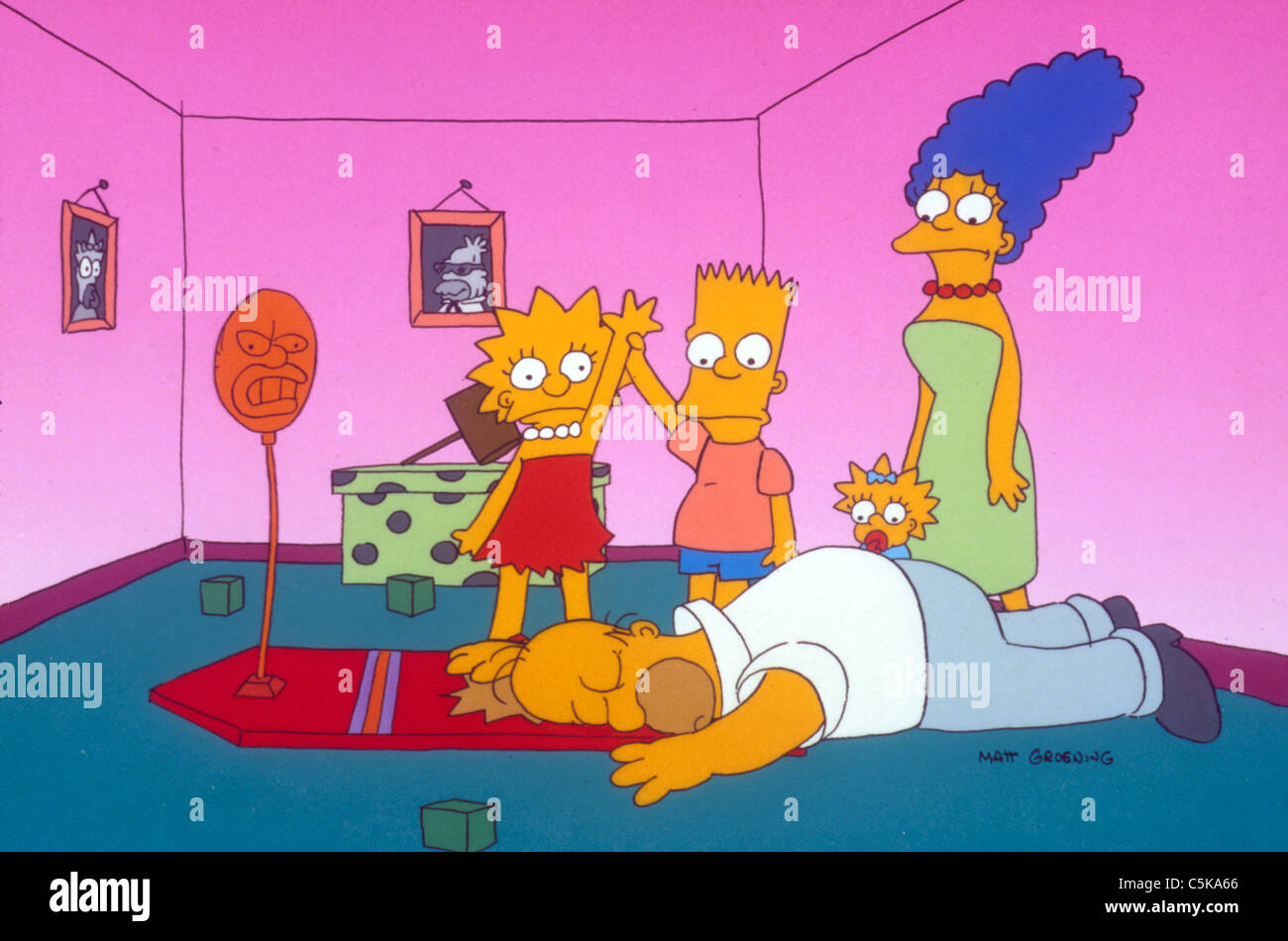 Simpsons family Banque de photographies et d’images à haute résolution ...