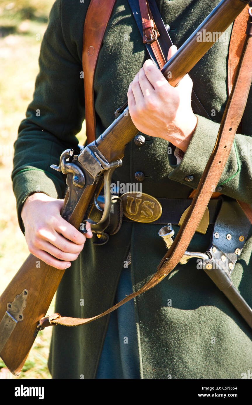 Cette carabine était la norme Sharps Nouveau modèle 1859 fusil ...