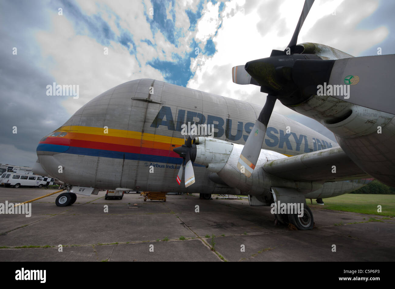 Super Guppy F-BTGV Airbus Airbus Skylink de cargo aircraft Photo Stock ...