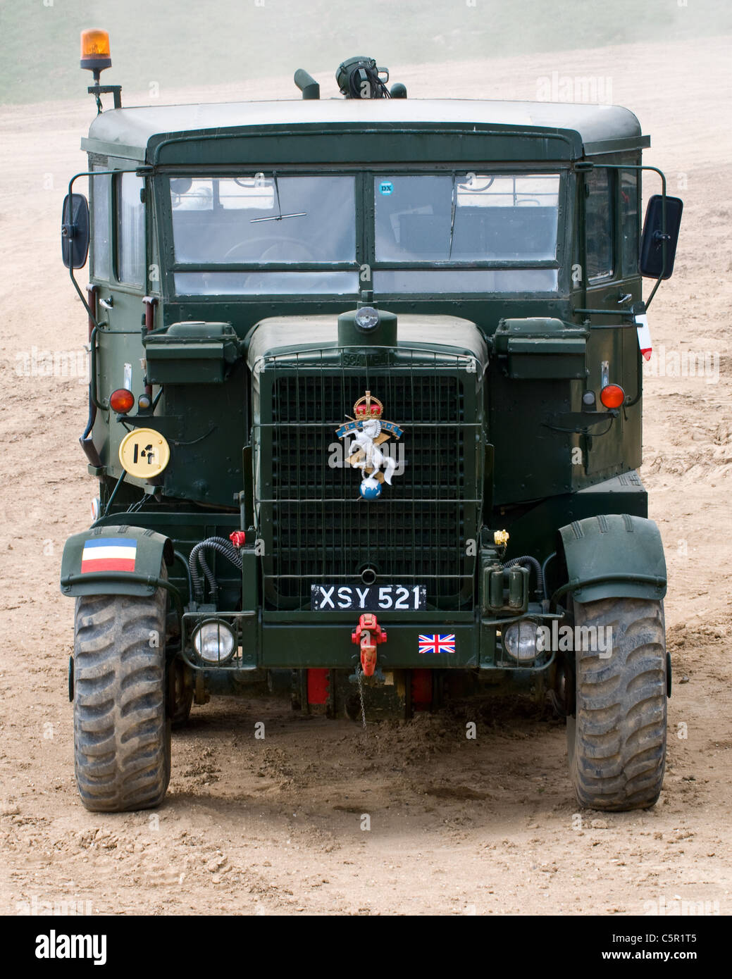 L'entretien de l'armée de terre R.E.M.E Vintage camion ARV (génie ...