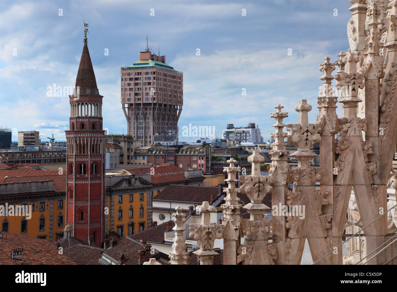 Vue de dessus de toit italie Banque de photographies et d’images à ...