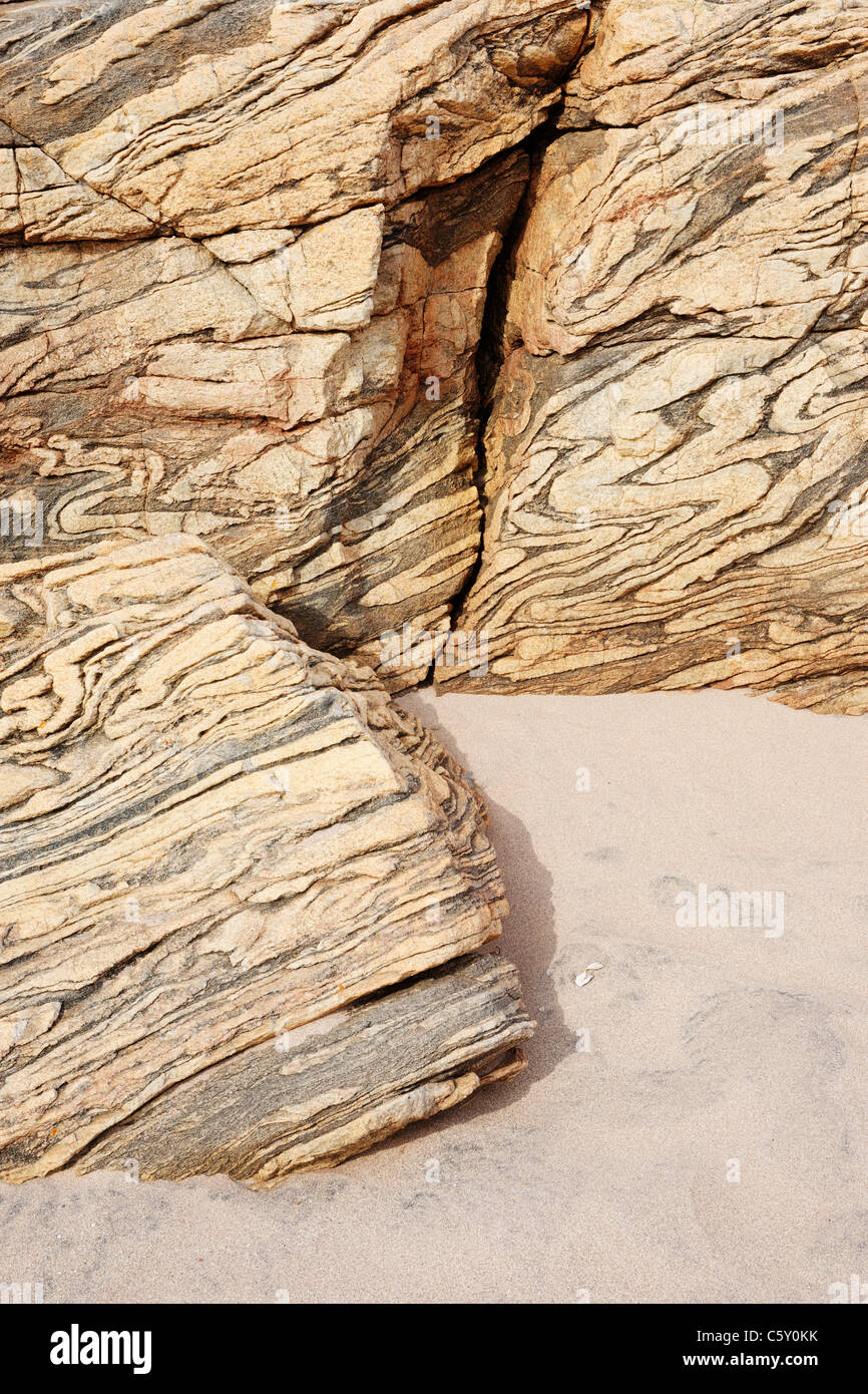 Lewisian gneiss rocks Banque de photographies et d’images à haute ...