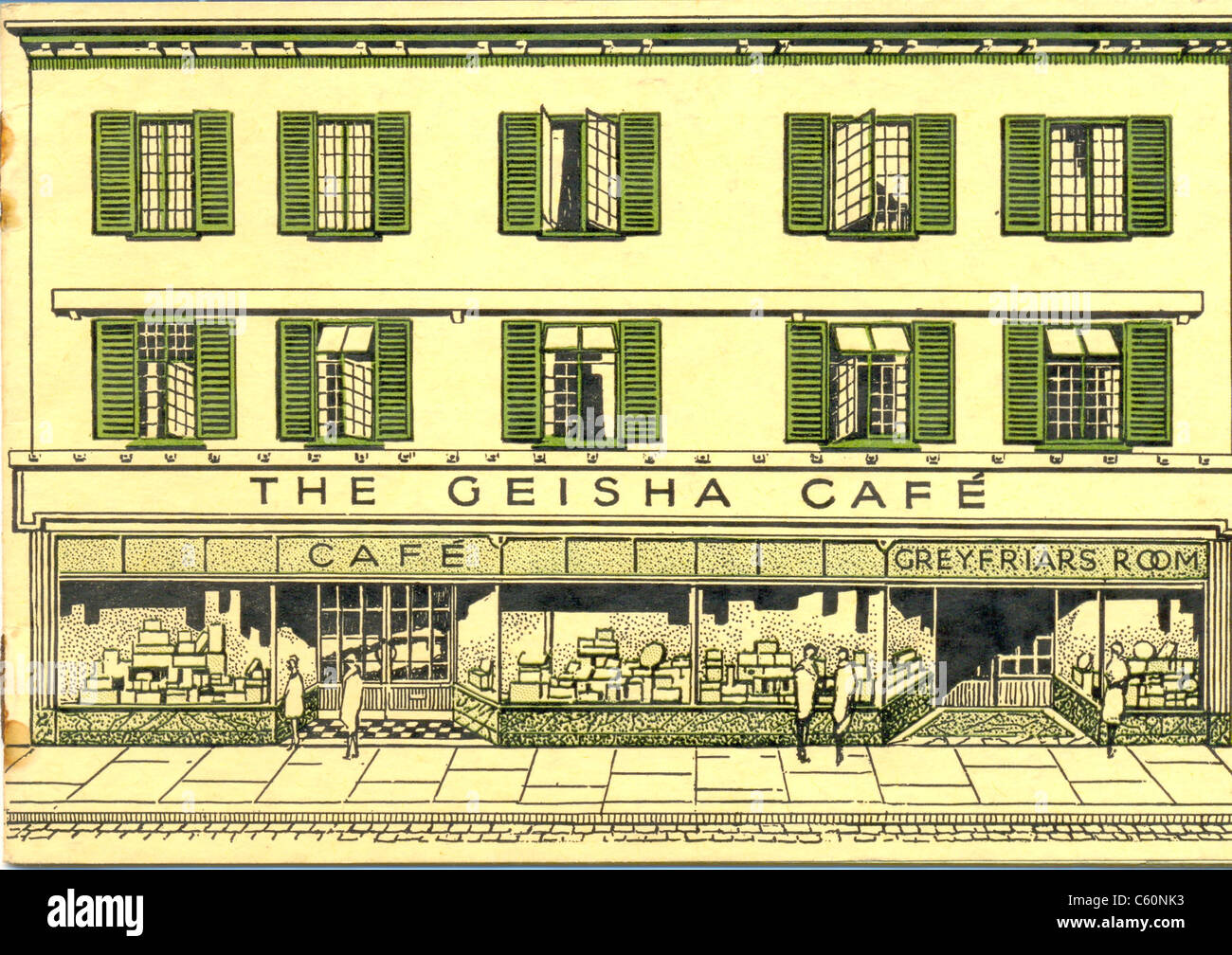 Geisha oriental cafe Banque de photographies et d’images à haute ...