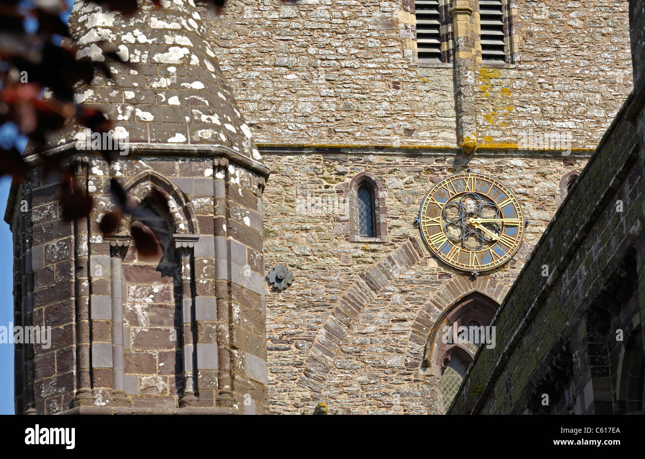 St david est le saint patron du pays de galles Banque de photographies ...