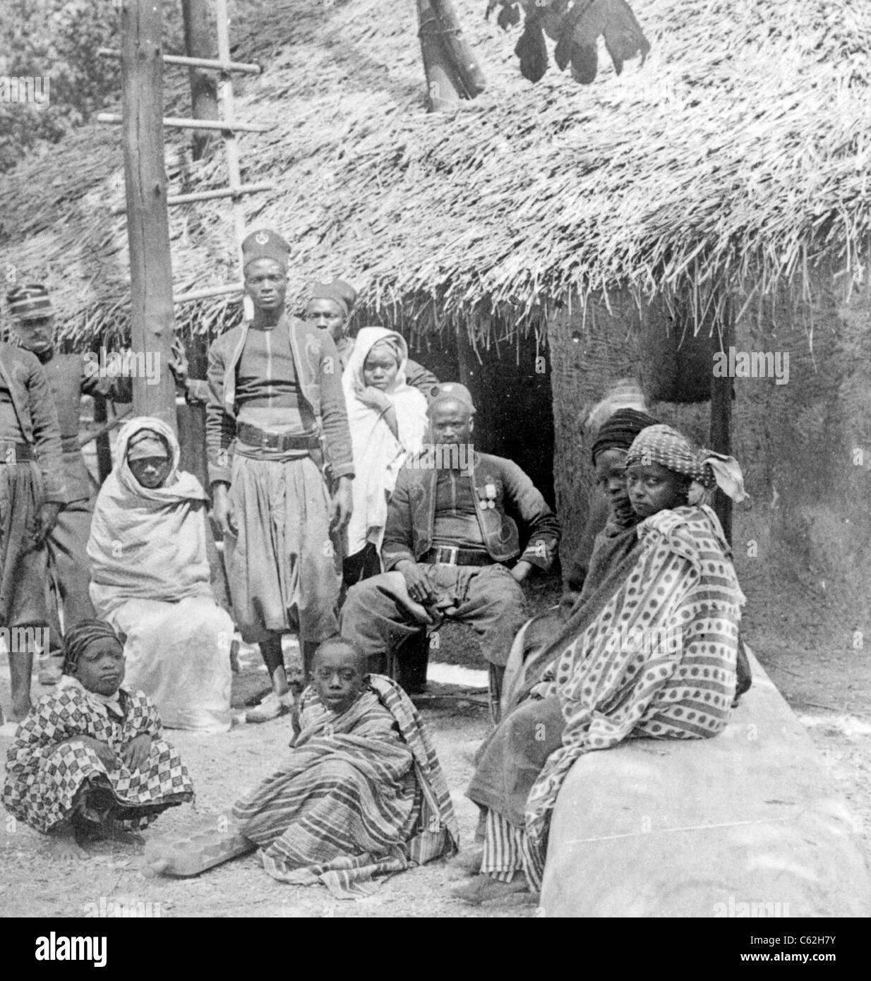 Royaume du dahomey Banque d'images noir et blanc - Alamy