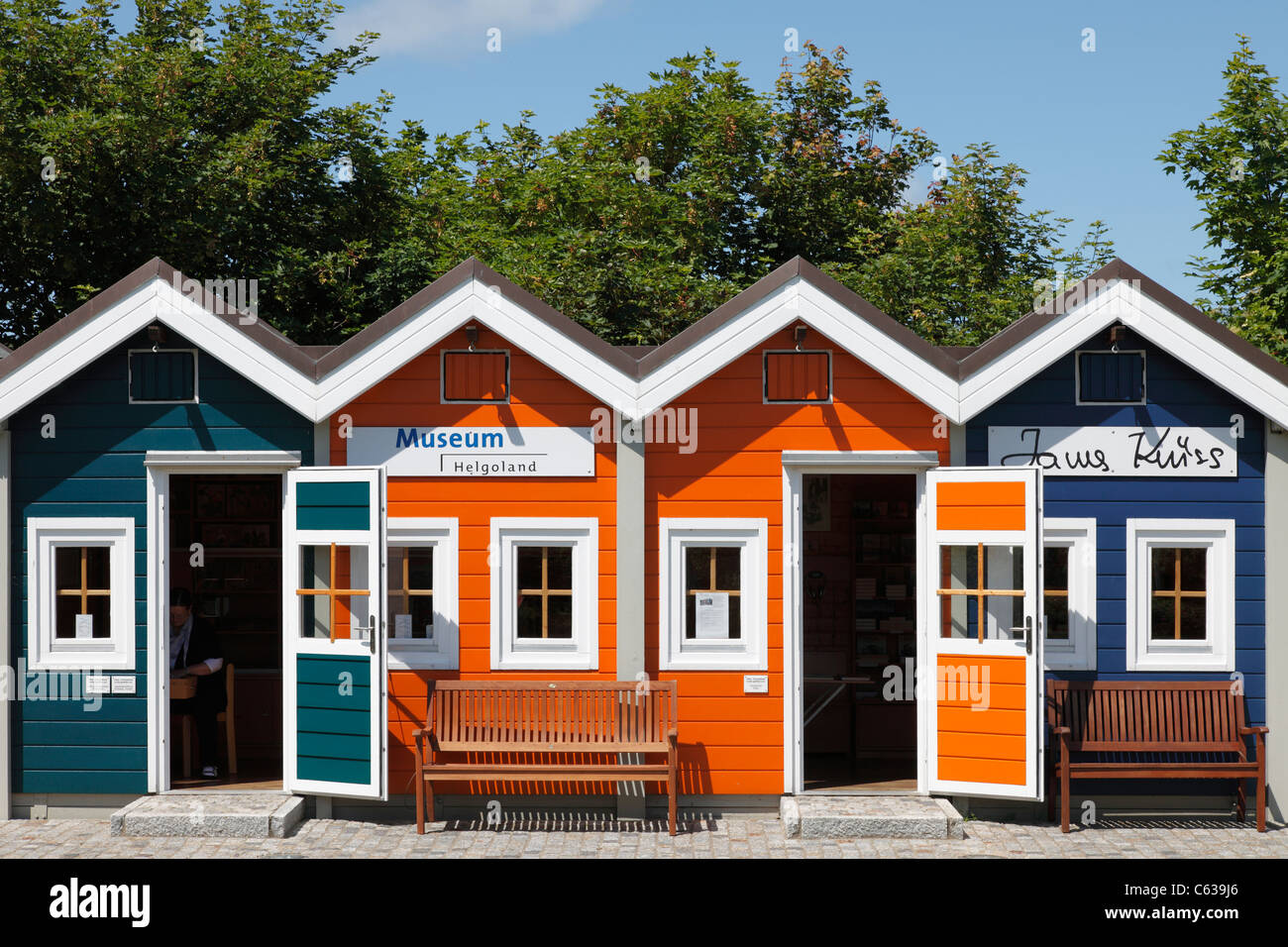 Musée de l'île d'Heligoland Helgoland sur Helgoland-Museum Photo Stock ...