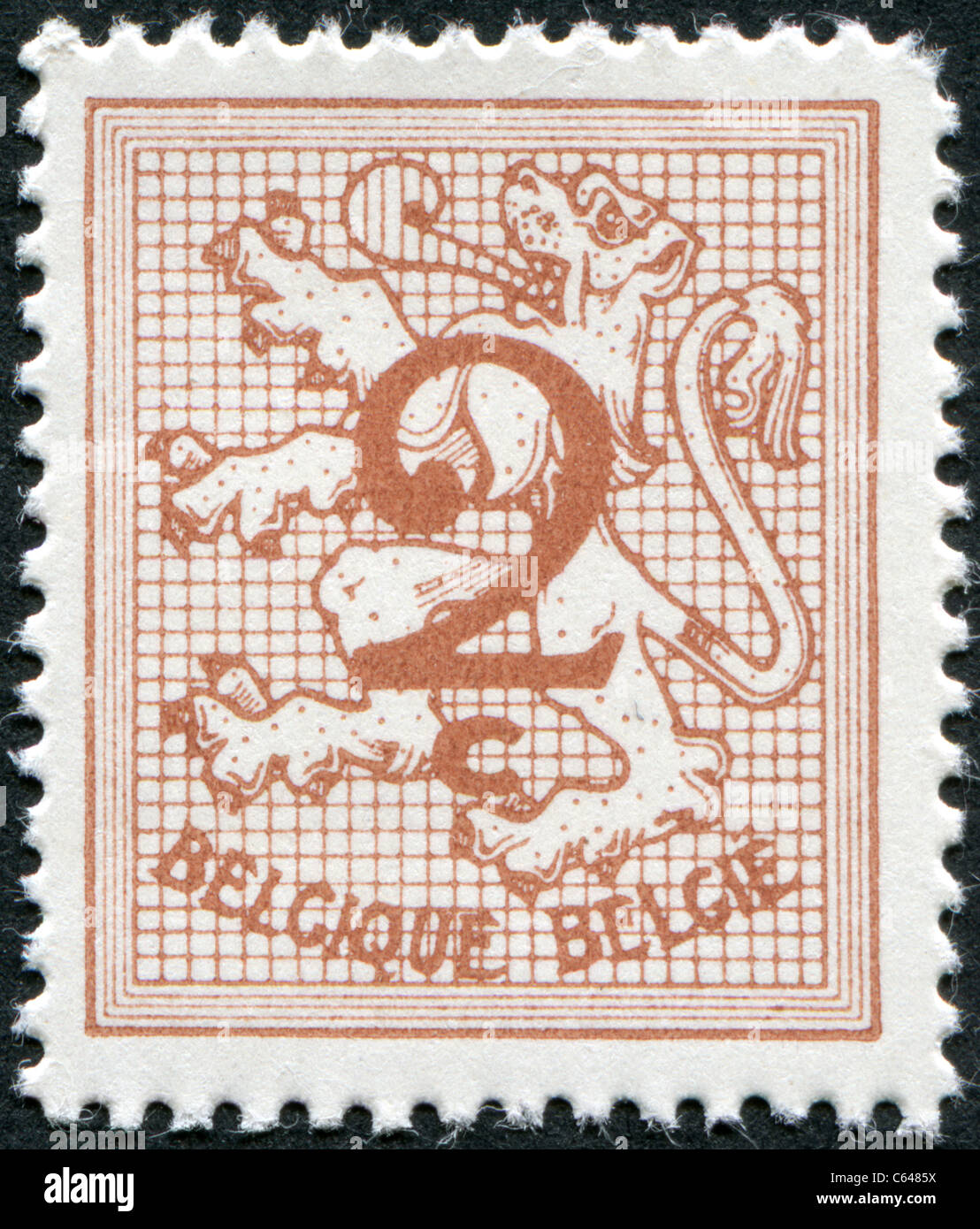 Belgique - 1951 : un timbre imprimé en Belgique, montre les armoiries ... Belgique - 1951 : un timbre imprimé en Belgique, montre les armoiries ...