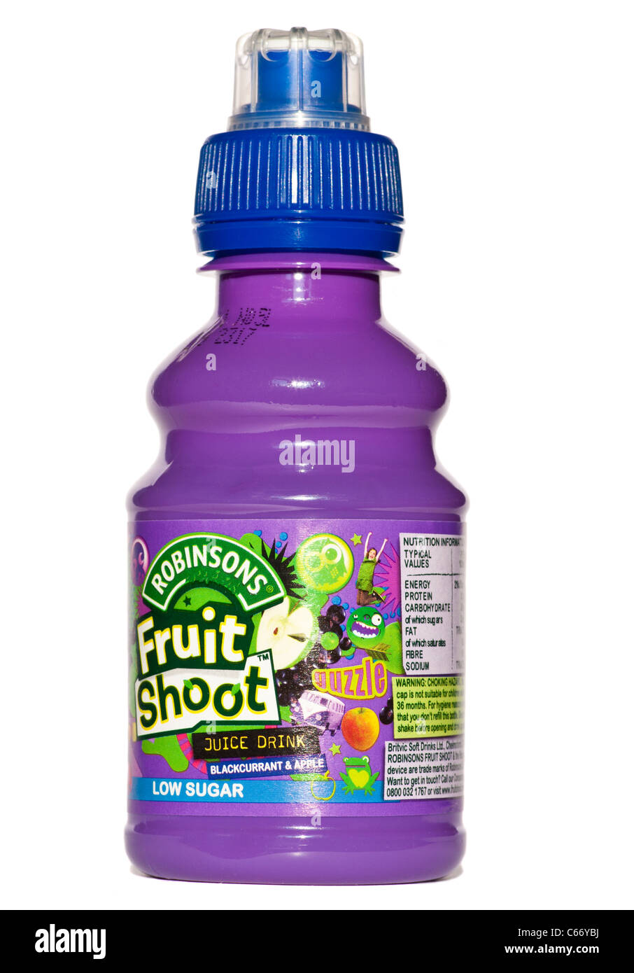 Fruit shoot bottle Banque d'images détourées - Alamy