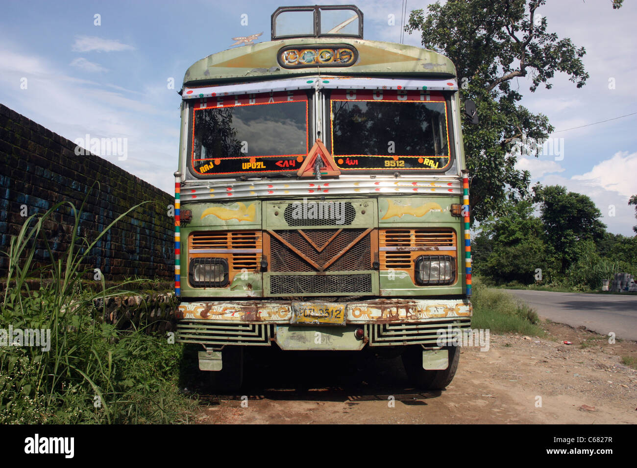 Indian tourist bus Banque de photographies et d’images à haute ...