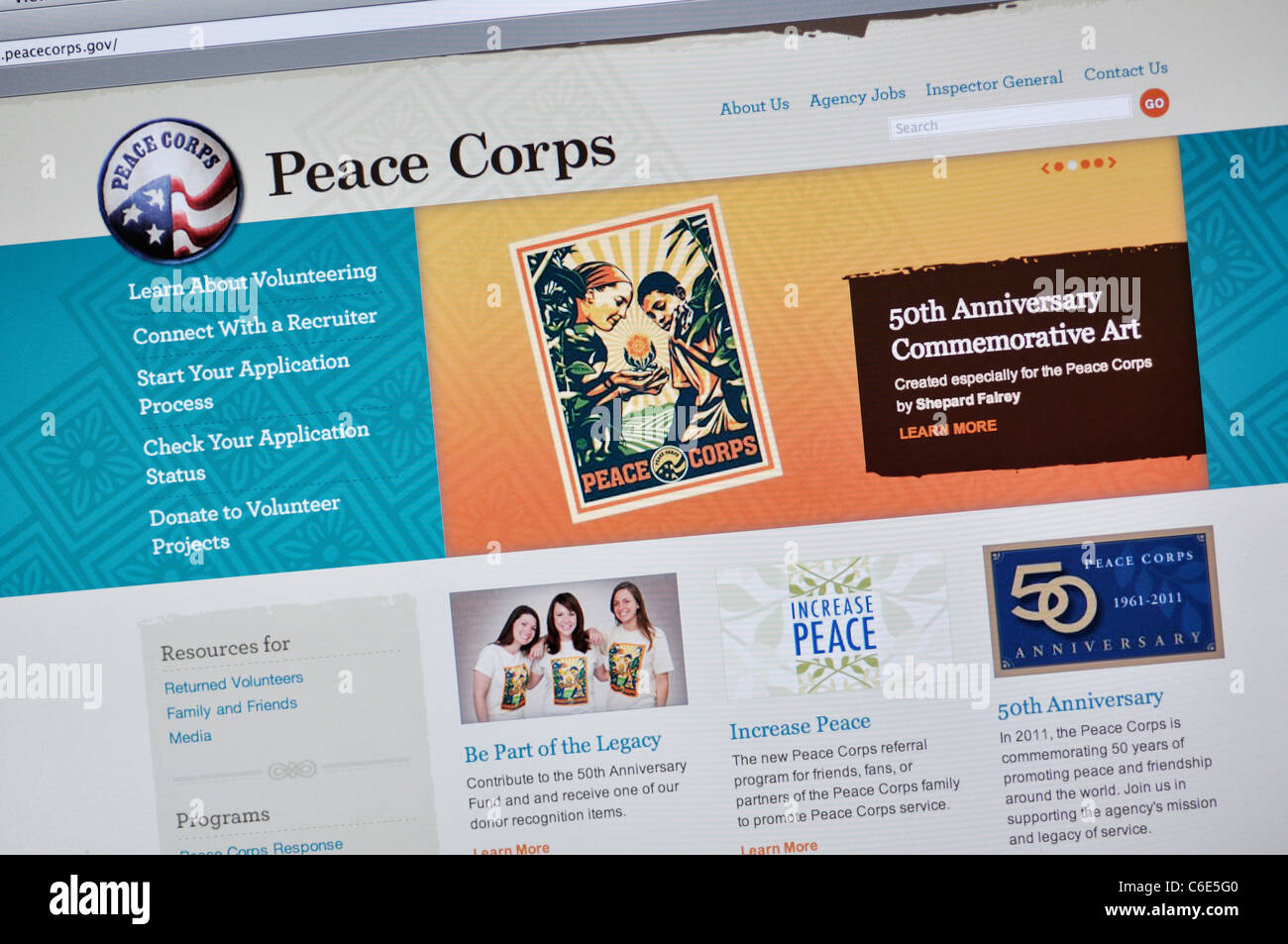 Peace corps volunteer Banque de photographies et d’images à haute ...