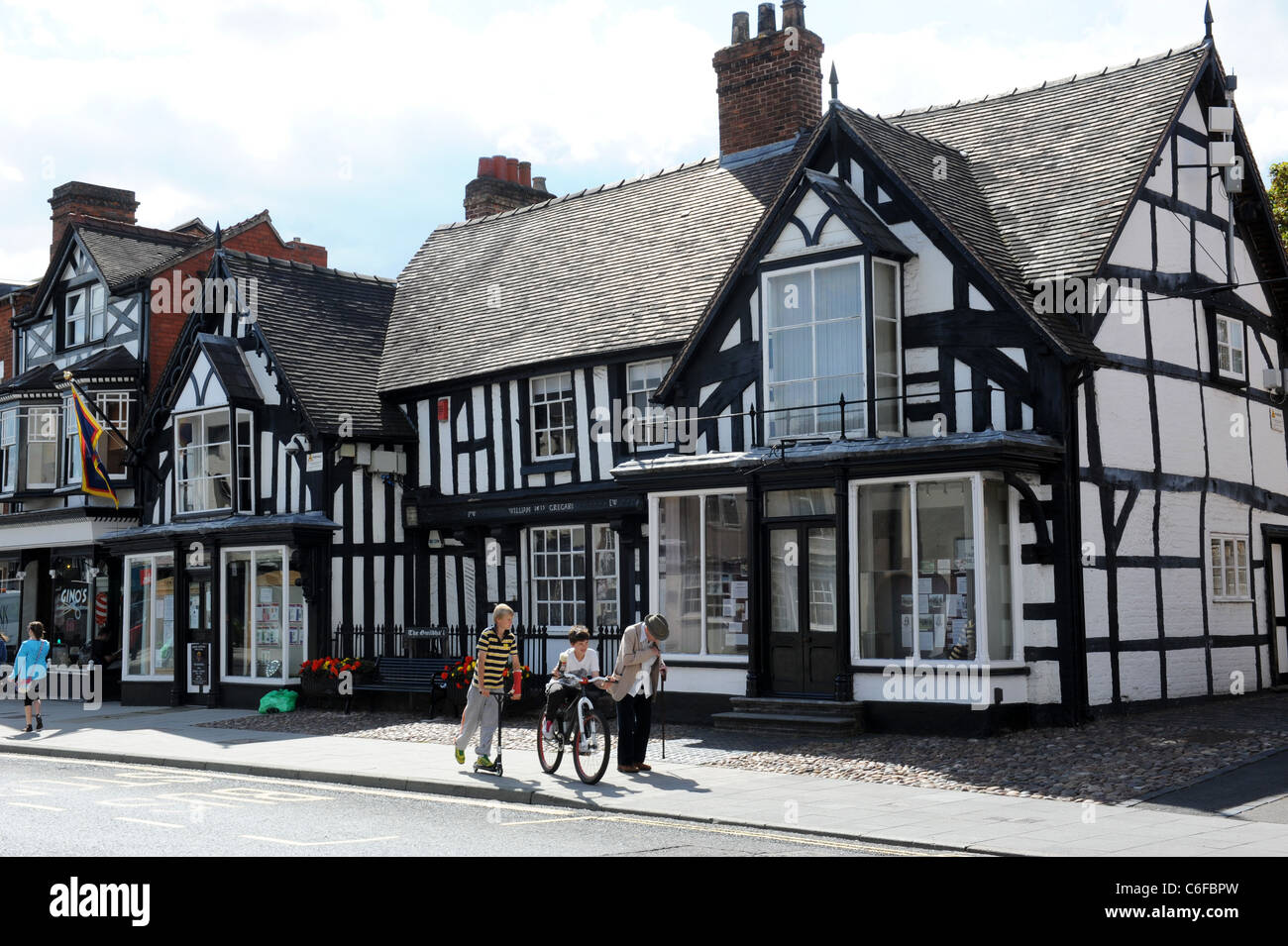 Newport Shropshire Le Vieux Guildhall À Newport Shropshire Angleterre ...