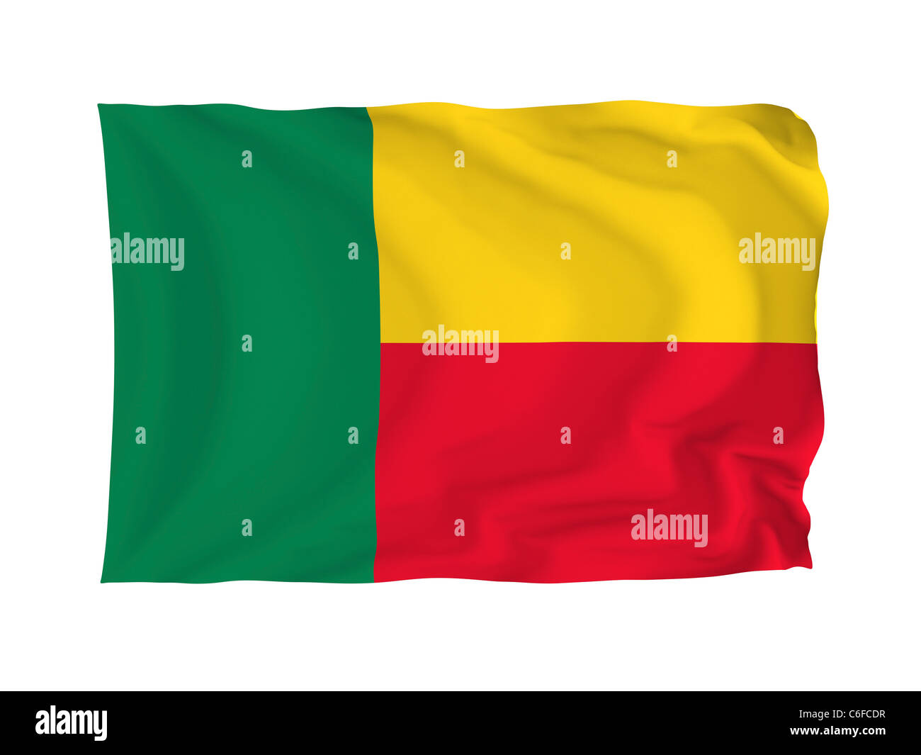 Drapeau benin Banque de photographies et d’images à haute résolution ...