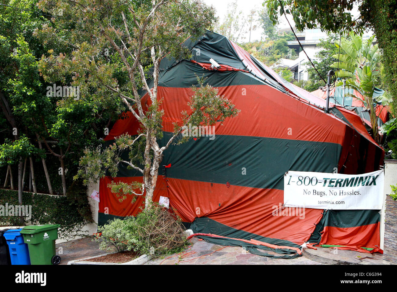 La maison de l'atmosphère l'actrice Sandra Bullock a été tented pour la ...