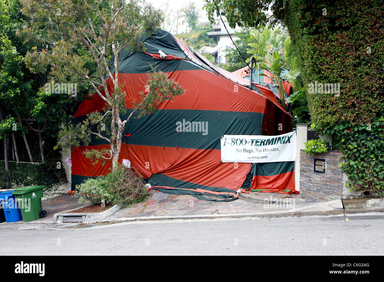 La maison de l'atmosphère l'actrice Sandra Bullock a été tented pour la ...