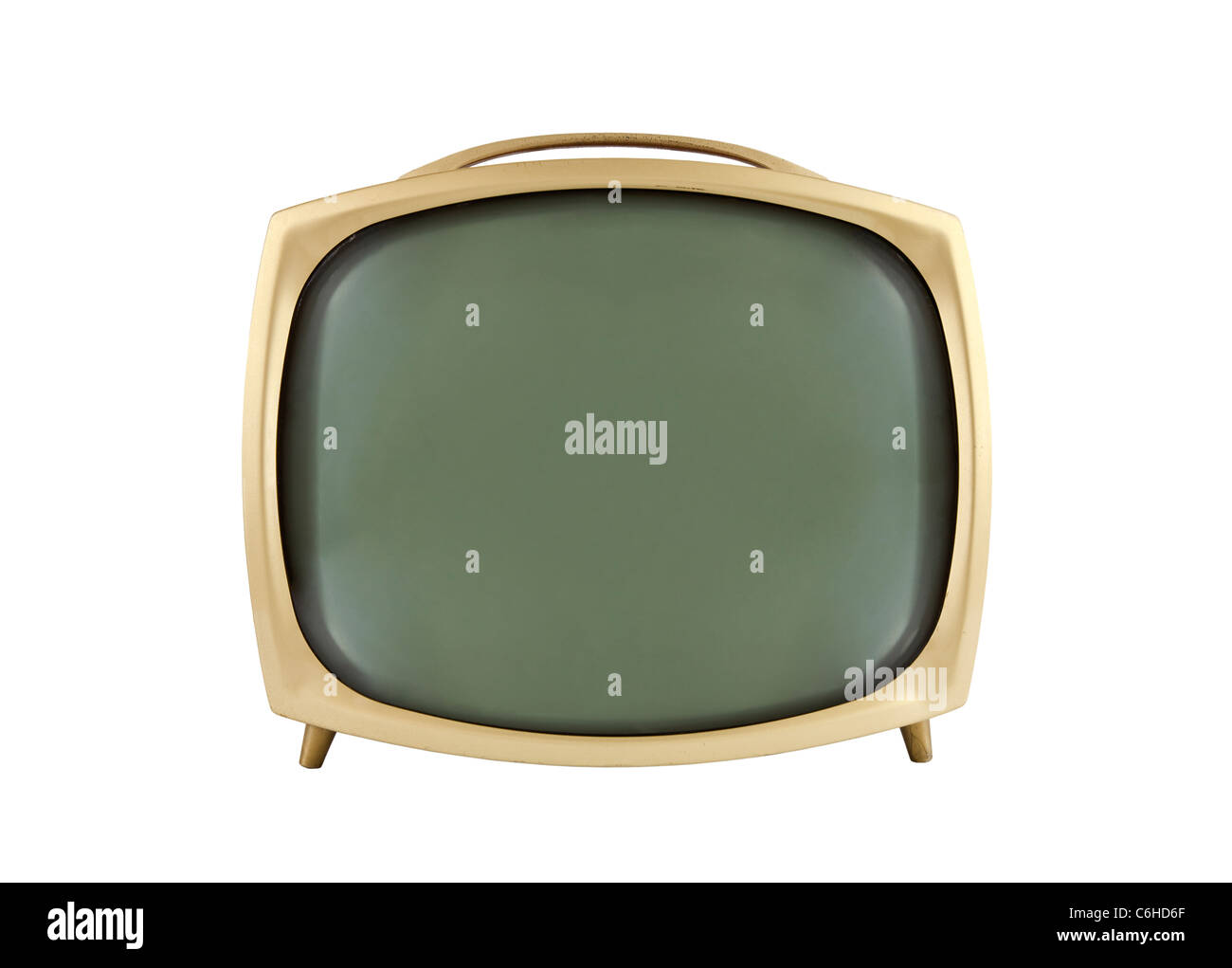 Broadcast television television set 1950s Banque de photographies et d ...