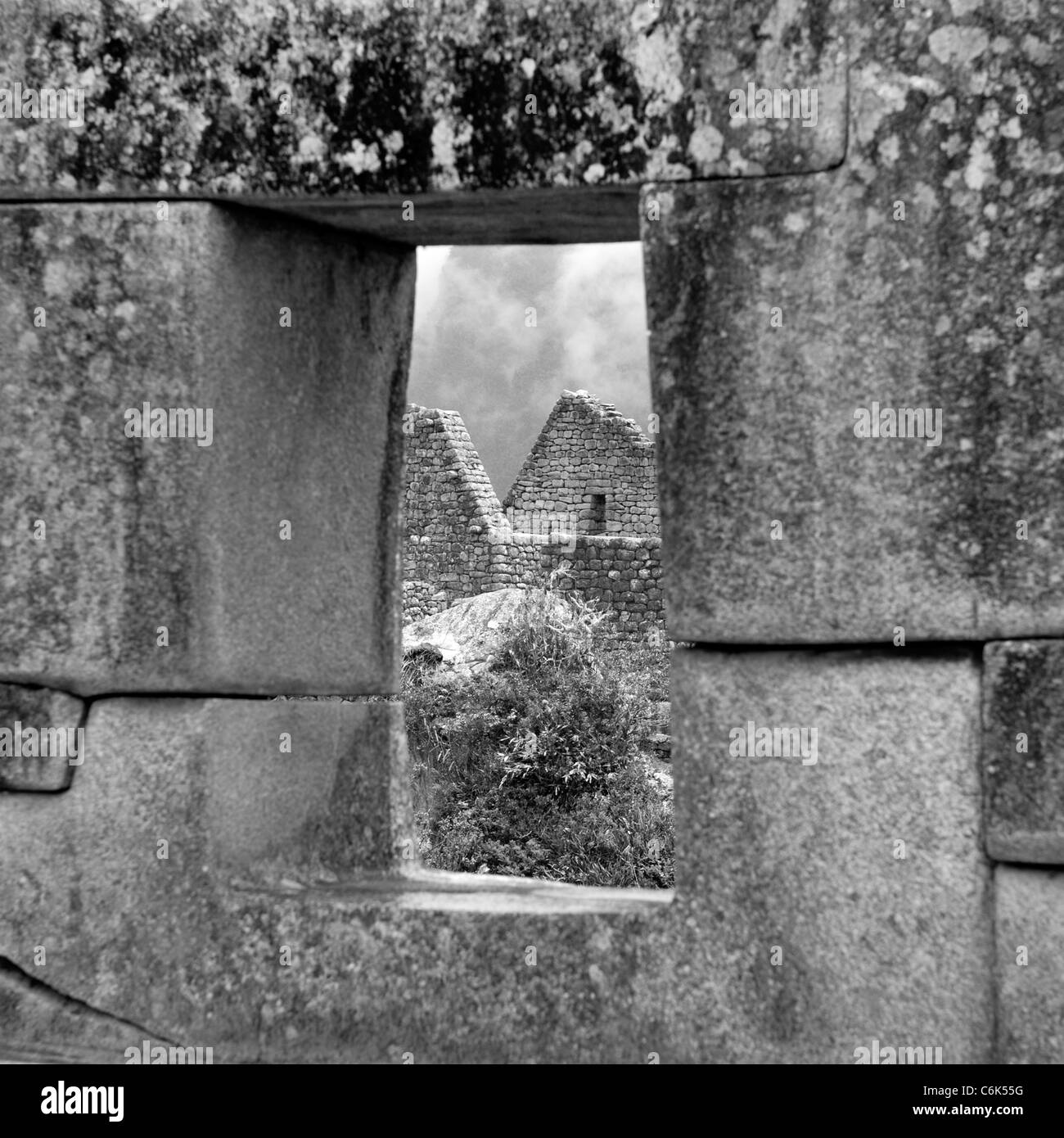La ciudad perdida de los incas Banque d'images noir et blanc - Alamy