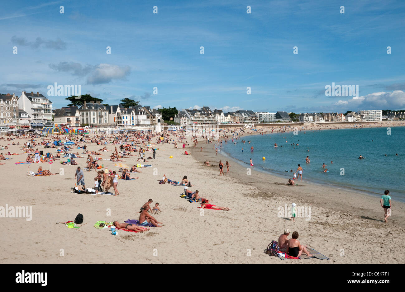 Plage de Quiberon, Bretagne, France Photo Stock - Alamy