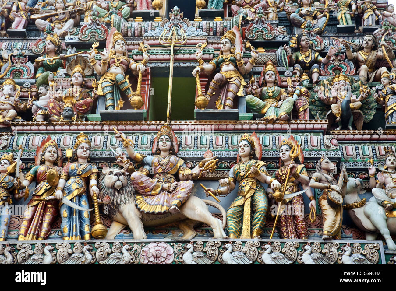 Sculptures de temple hindou Banque de photographies et d’images à haute ...