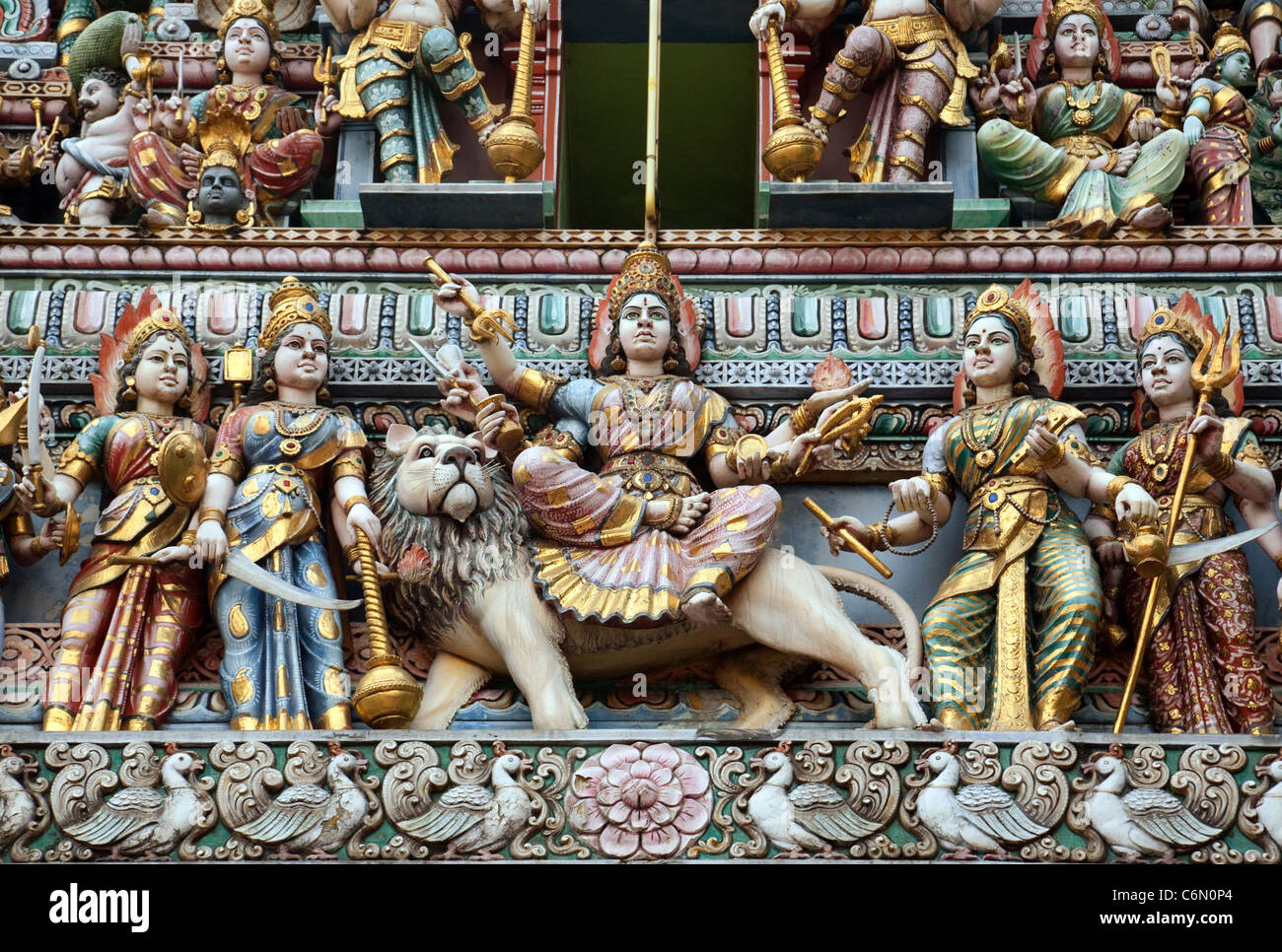 Sculptures de temple hindou Banque de photographies et d’images à haute ...