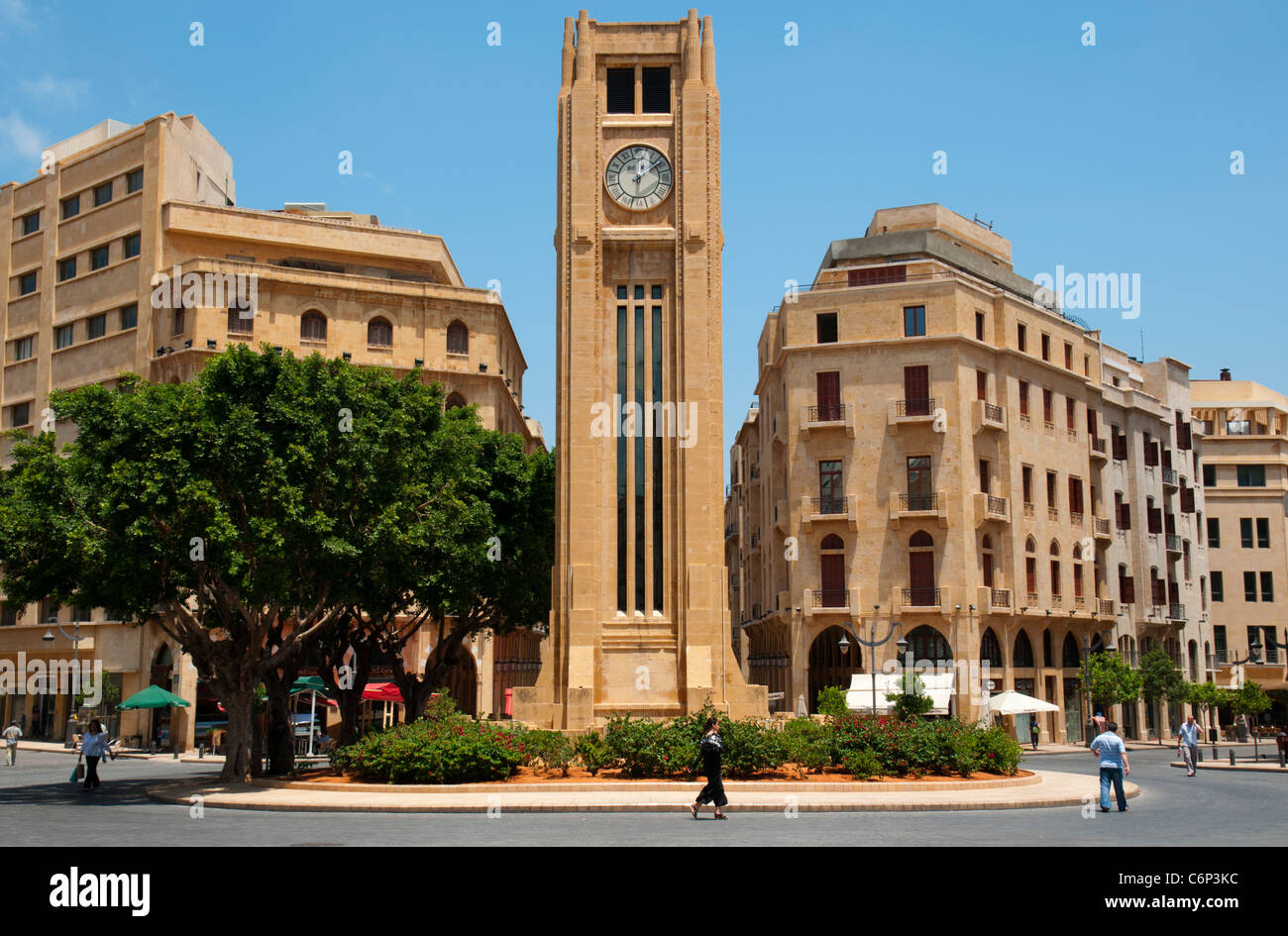 La place de l'Etoile. Le centre-ville de Beyrouth. Le Liban Banque D ...