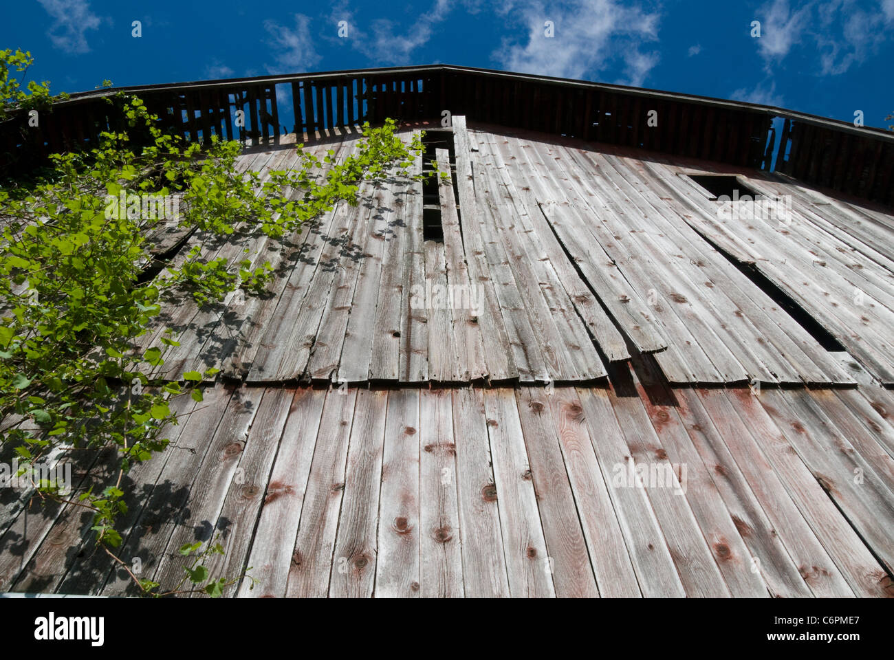 Vieille grange en bois portage kalamazoo Banque de photographies et d ...