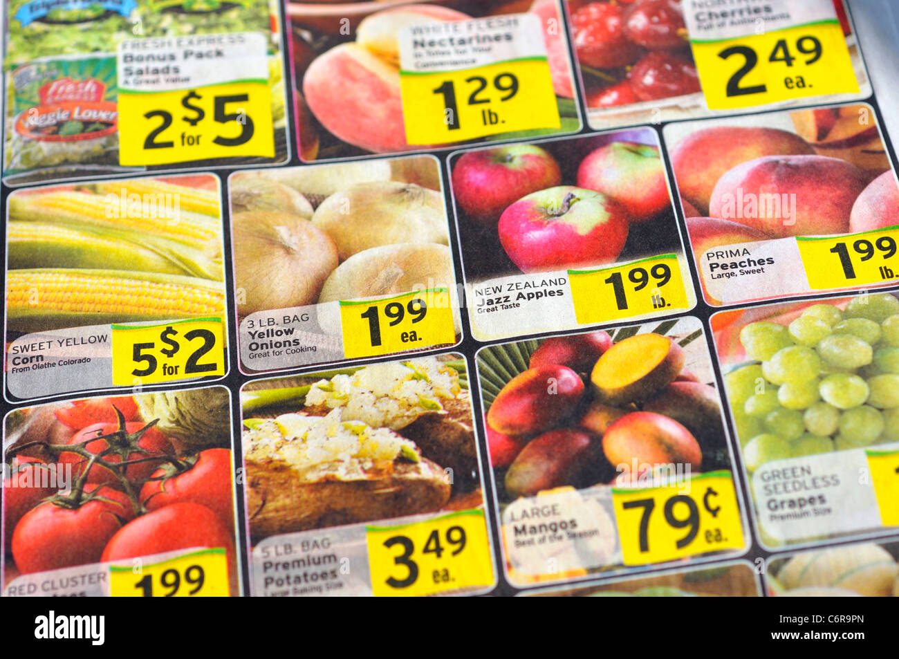 Grocery store flyer Banque de photographies et d’images à haute ...