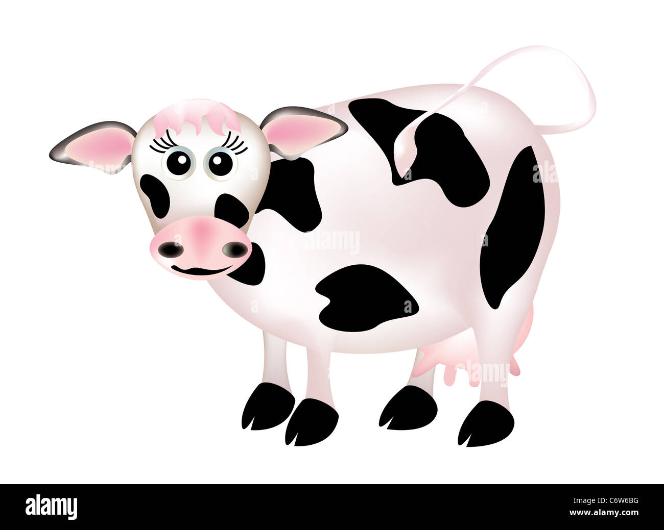 Mamelle vache Banque d'images détourées - Alamy