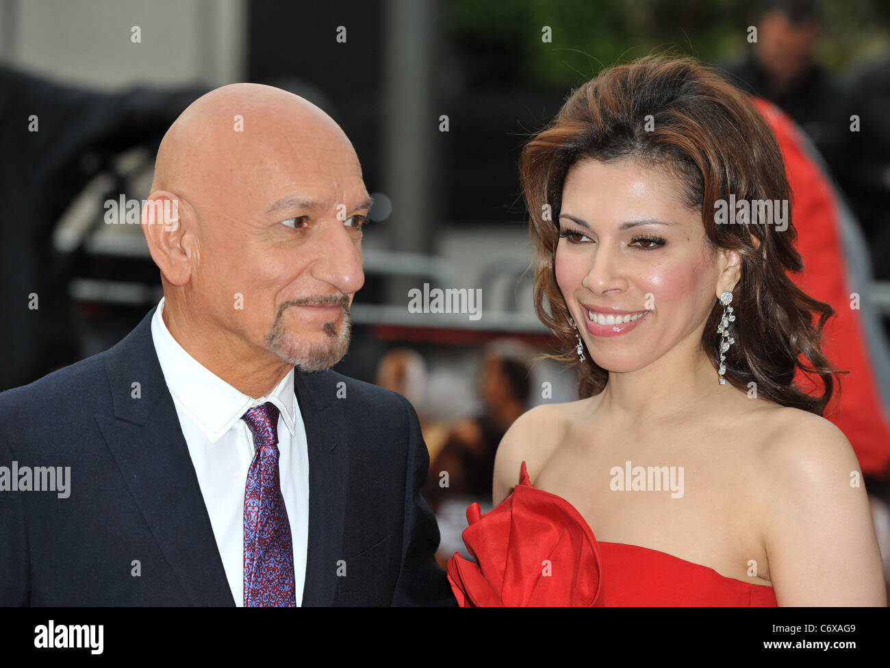 Monsieur ben kingsley et sa femme daniela lavande Banque de photographies et d’images à haute ...