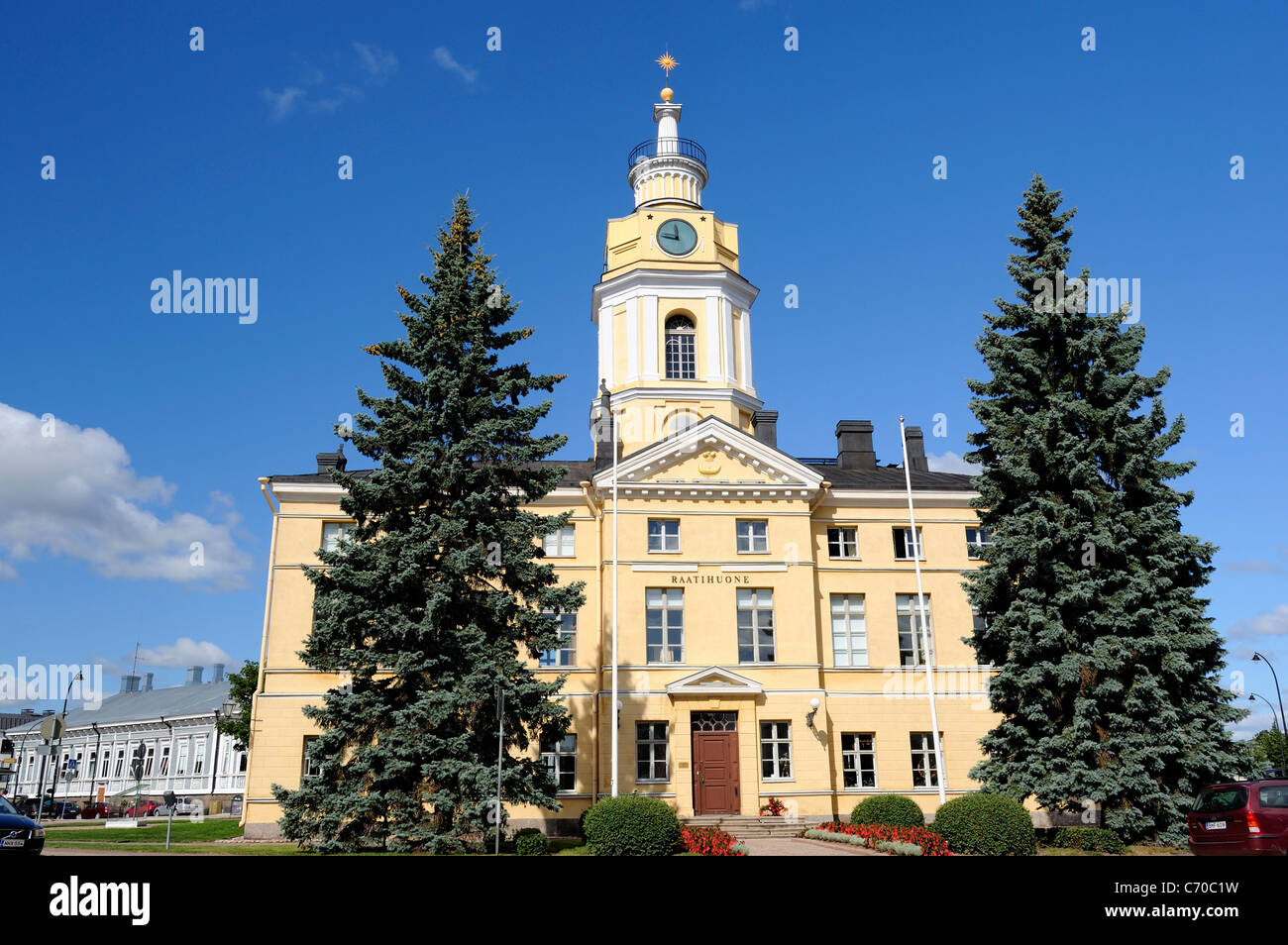 L'hôtel de ville de la ville de Hamina a été construit en 1798, l ...