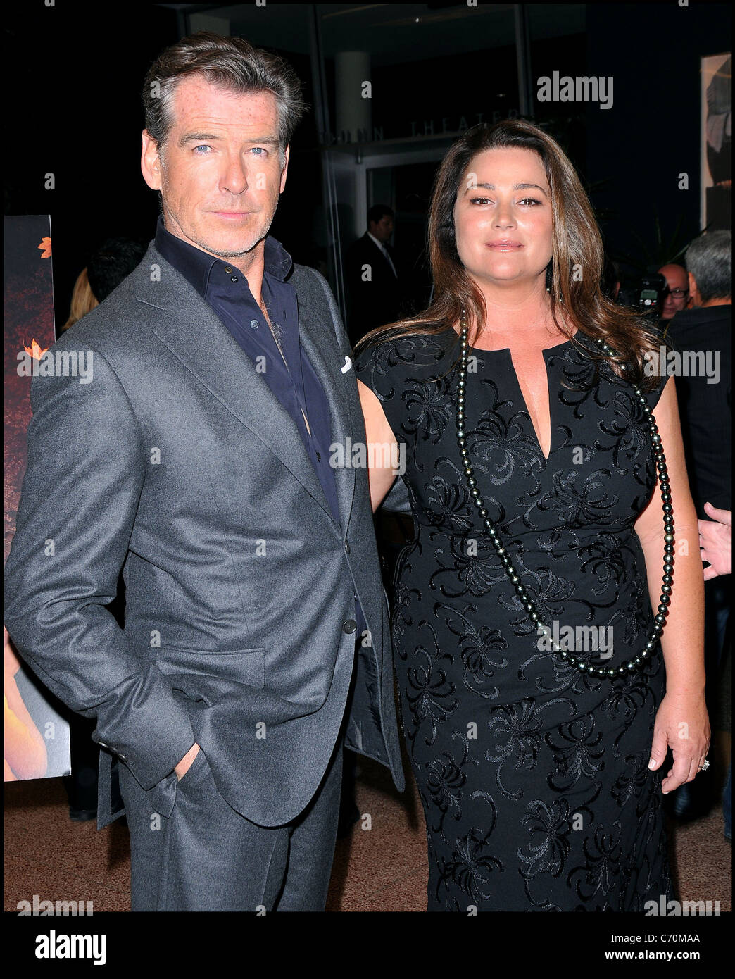 Pierce Brosnan et sa femme Keely Shaye Smith Le Los Angeles premiere de ...