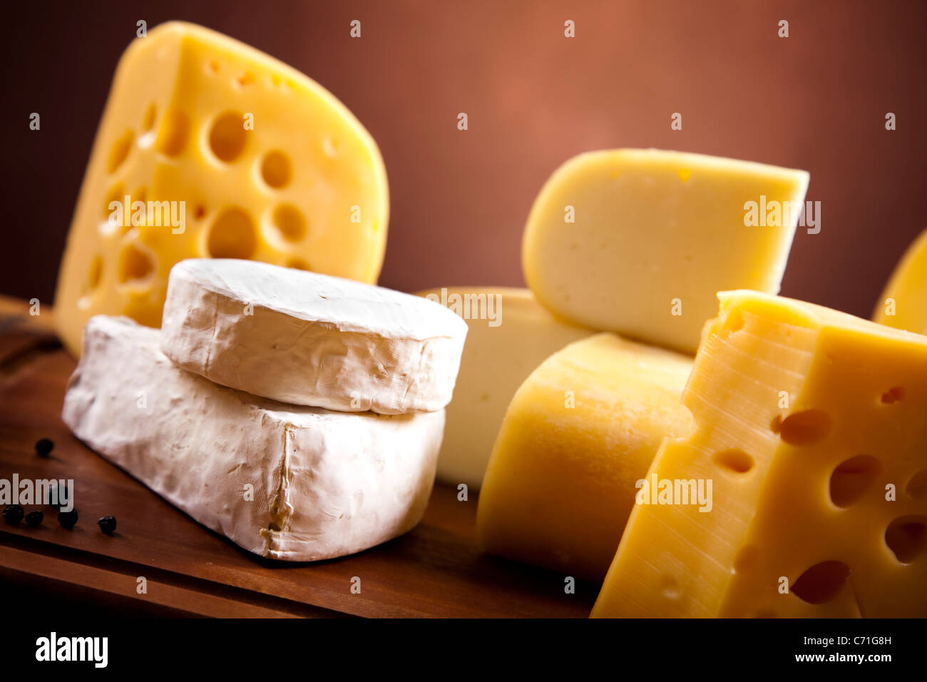 Différents types de fromage Photo Stock - Alamy