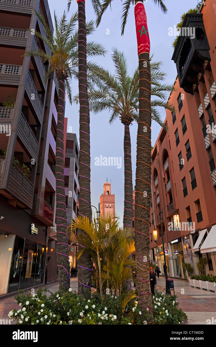 Nouvelle ville de marrakech Banque d'image et photos - Alamy