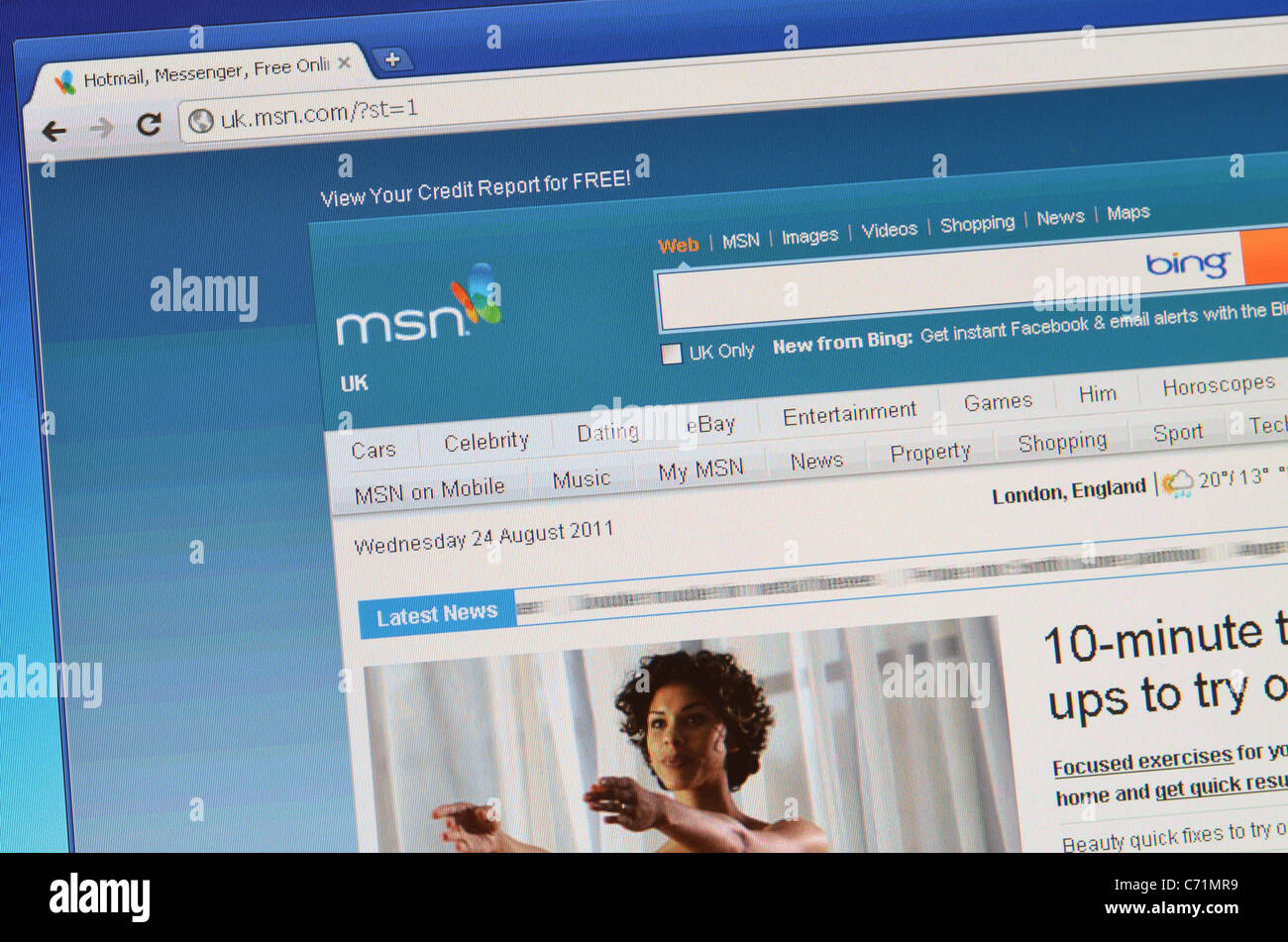 Msn logo Banque de photographies et d’images à haute résolution - Alamy