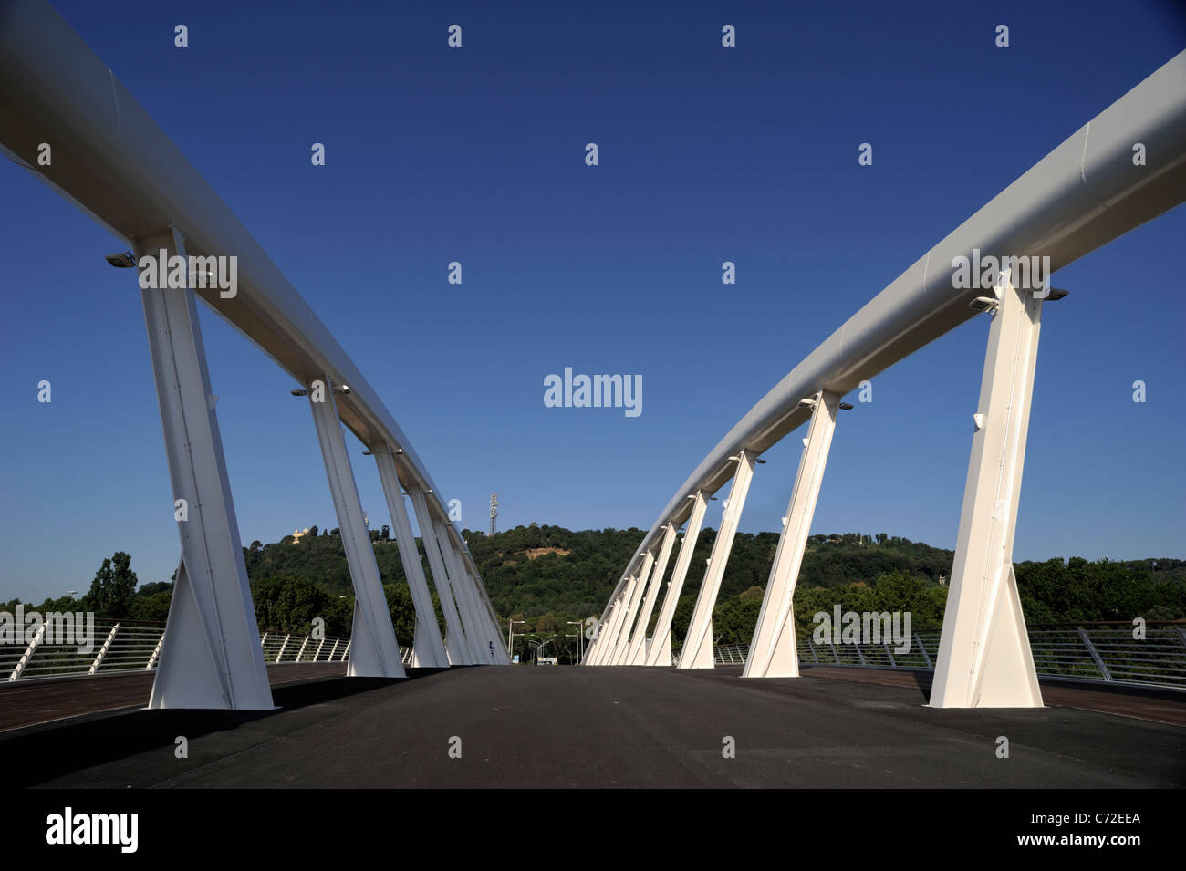 Italie, Rome, Ponte della Musica, Pont musical Photo Stock - Alamy
