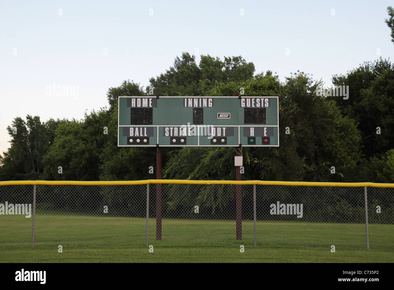 Tableau de score de baseball Banque de photographies et d’images à ...