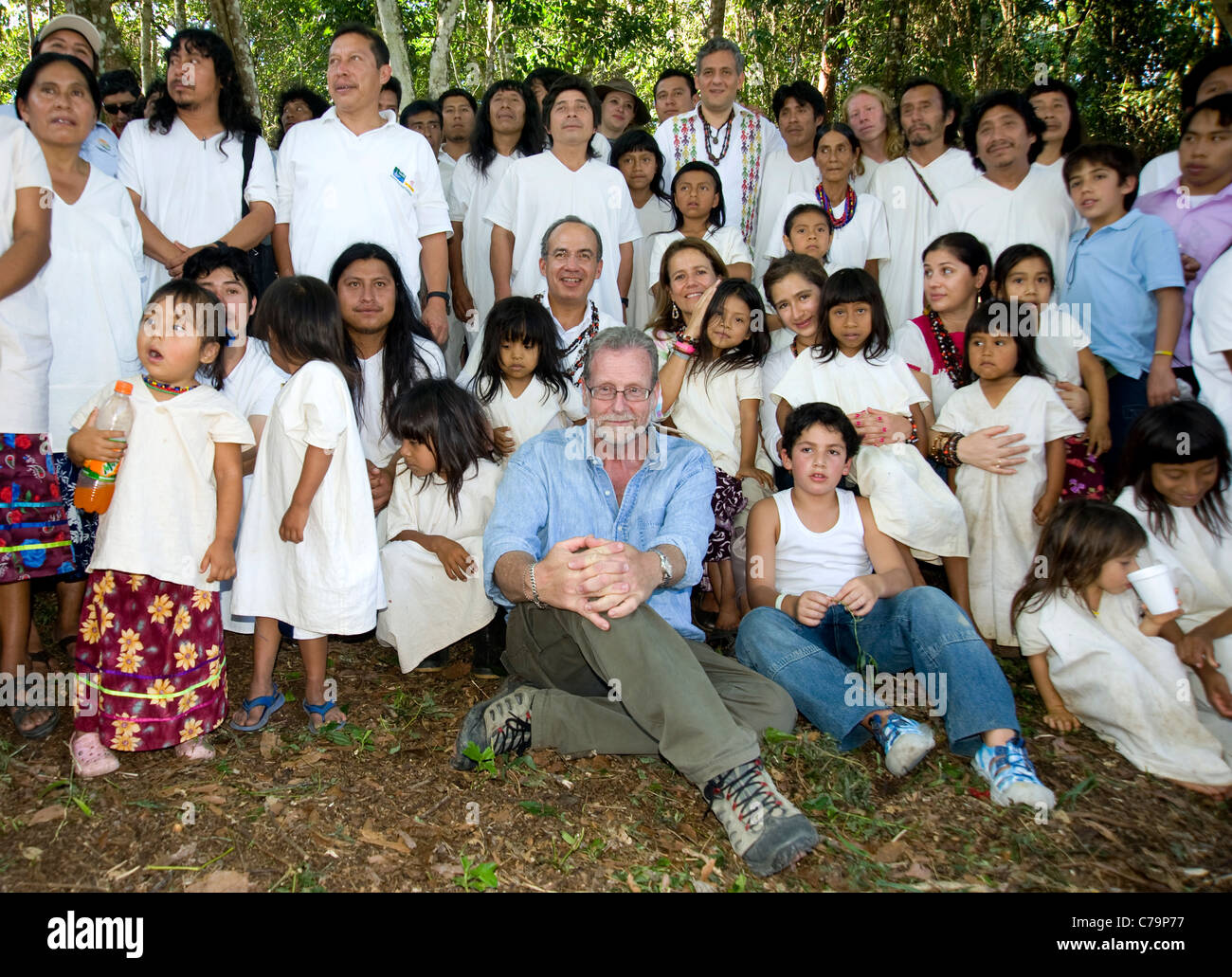 President felipe calderon mexico family Banque de photographies et d ...