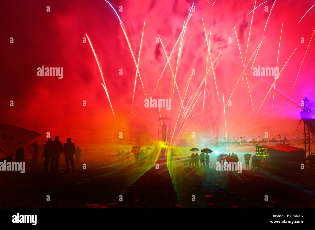 Pyro show Banque de photographies et d’images à haute résolution - Alamy