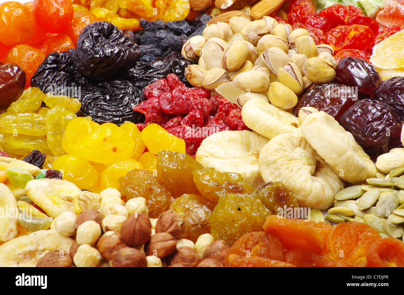 Fruits secs et noix Banque de photographies et d’images à haute ...