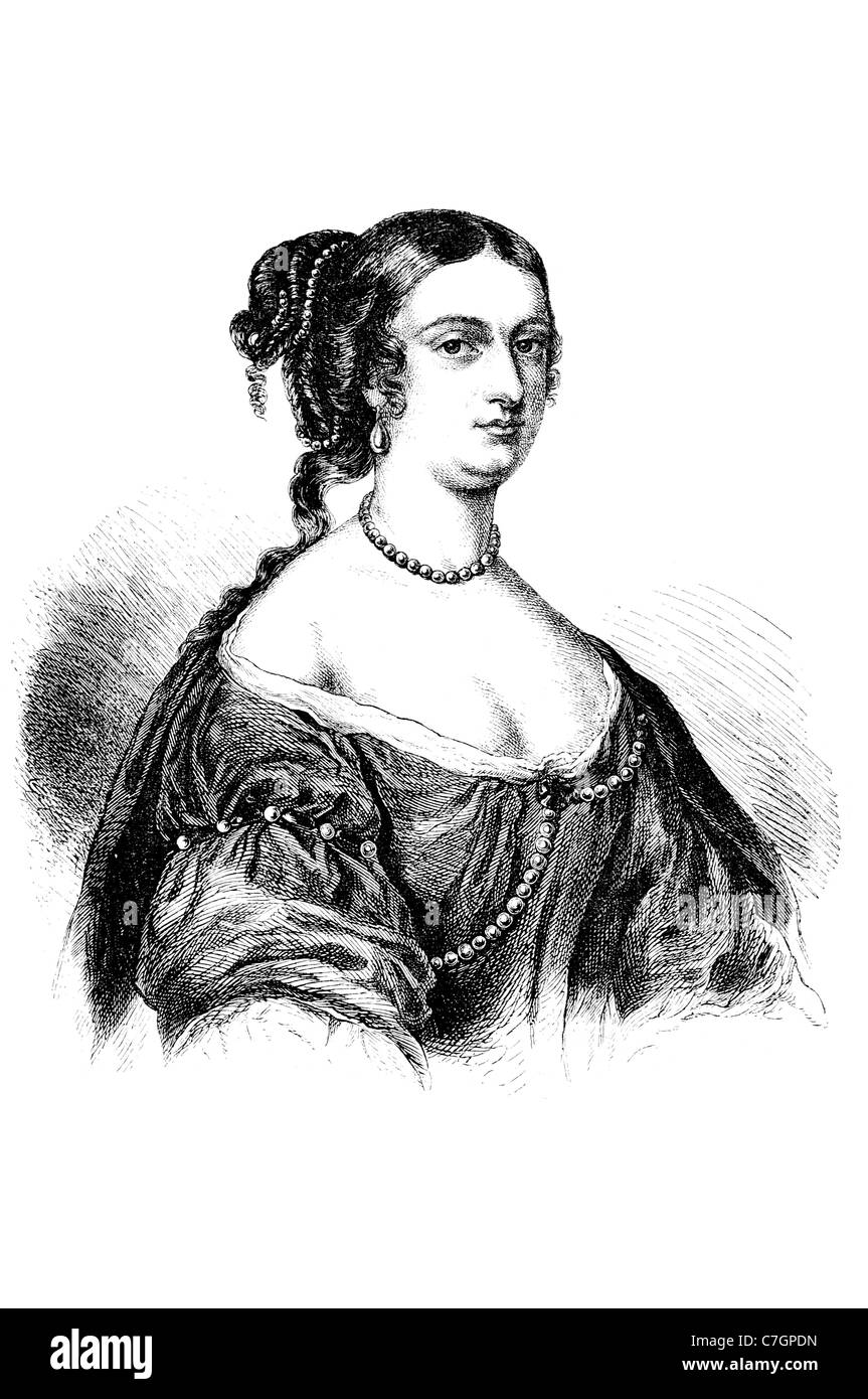 Rachel wriothesley Banque d'images noir et blanc - Alamy