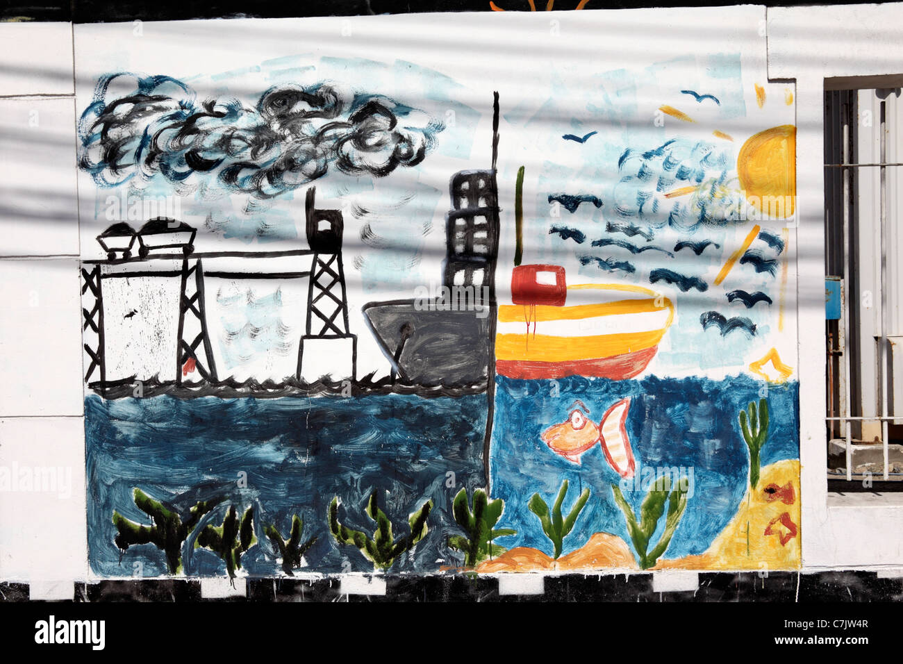 Water awareness mural Banque de photographies et d’images à haute ...