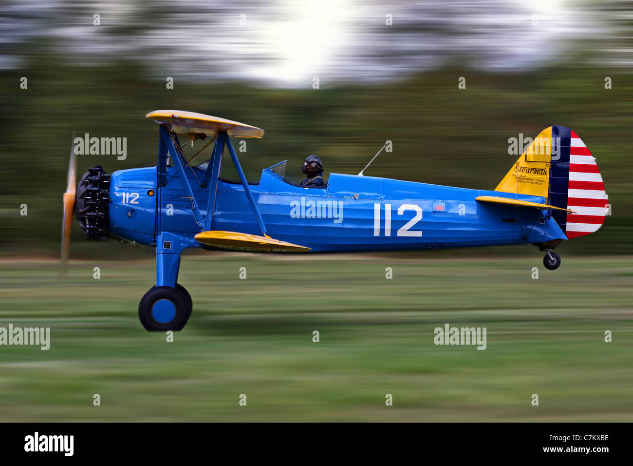 Boeing stearman biplane Banque de photographies et d’images à haute ...