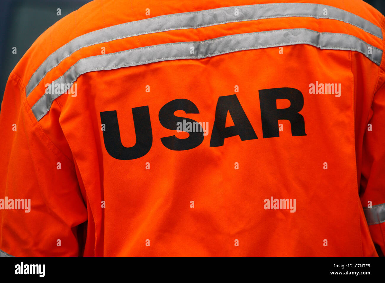 L'équipe de RSMU Logo sur la veste de pompier Photo Stock - Alamy
