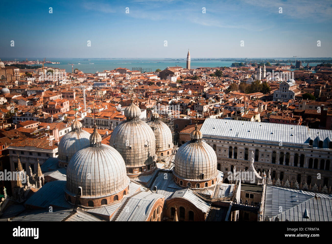 Vue de dessus de toit de venise Banque de photographies et d’images à ...