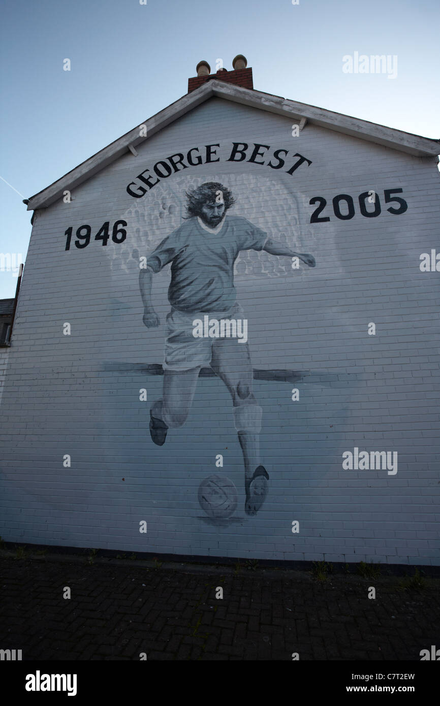 George best mural Banque de photographies et d’images à haute ...