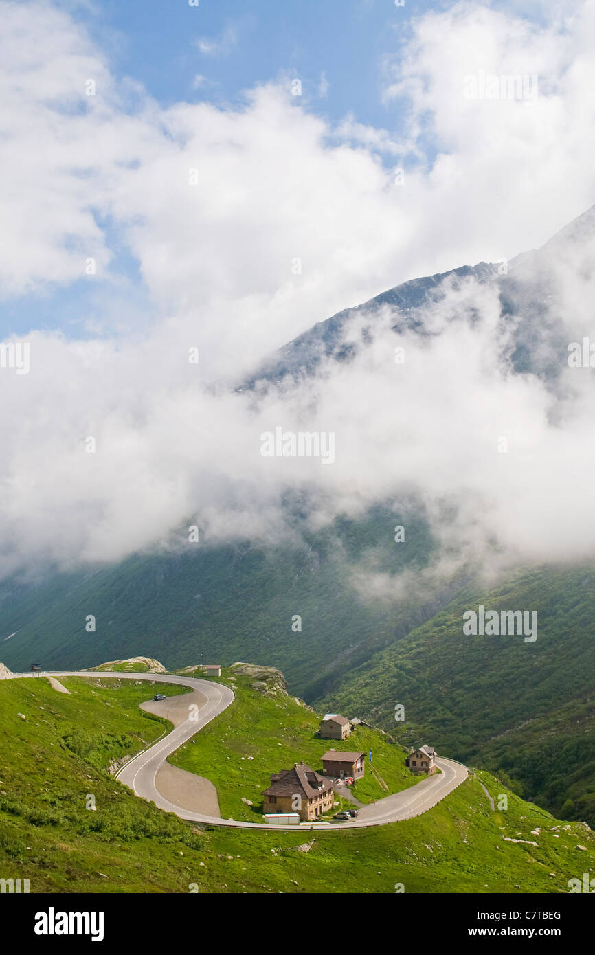 Col du saint gothard passo san gottardo Banque de photographies et d ...