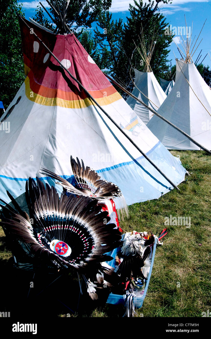 Nez Perce Powwow Banque d'image et photos - Alamy