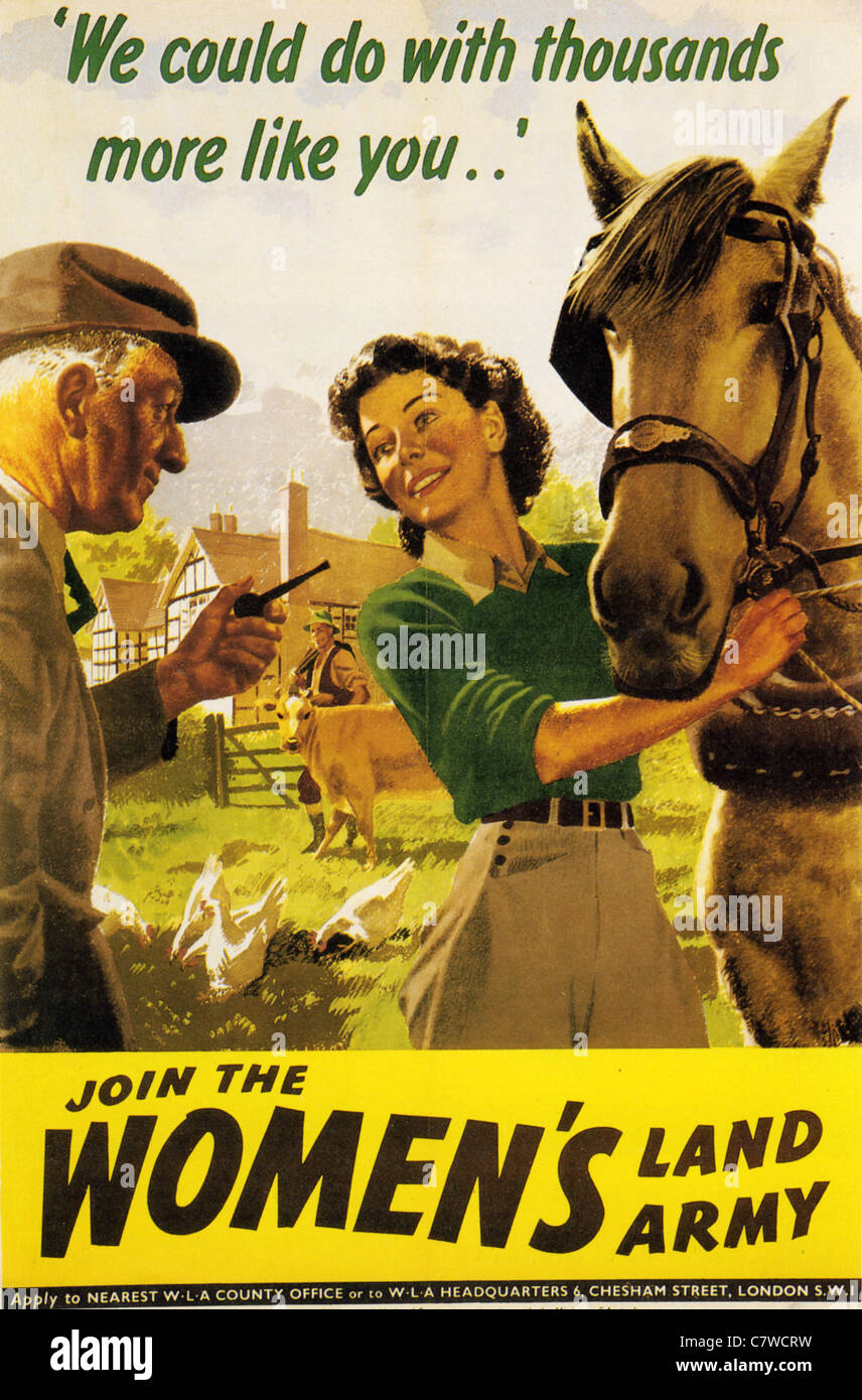 Join the womens land army Banque de photographies et d’images à haute ...