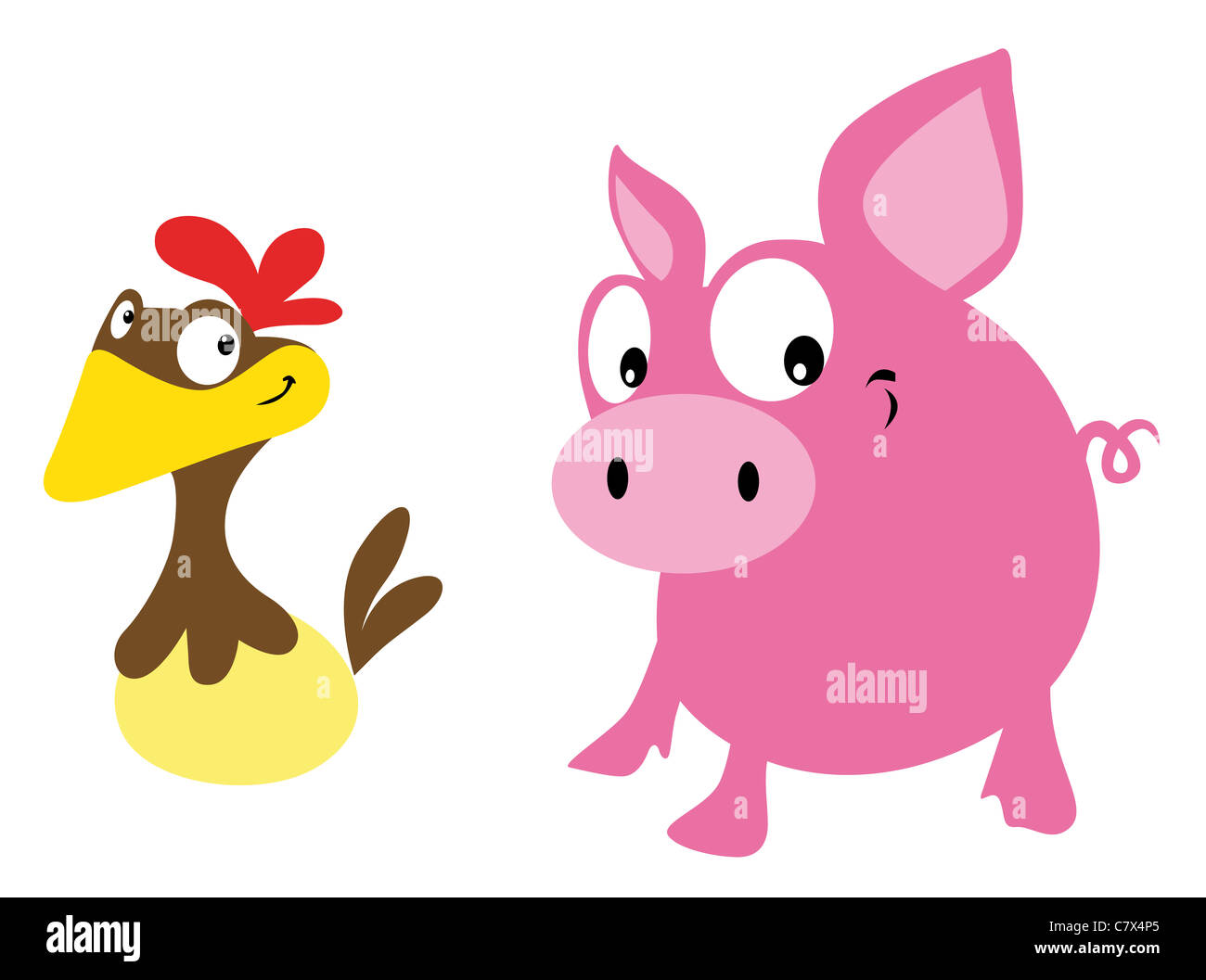 Poule cartoon Banque de photographies et d’images à haute résolution ...